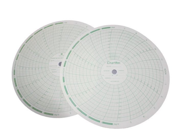 Pressure & Temperature Chart Recorder and Chart Paper